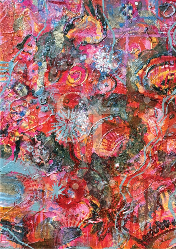 'Festival' Original Mixed Media Artwork - evoke visual