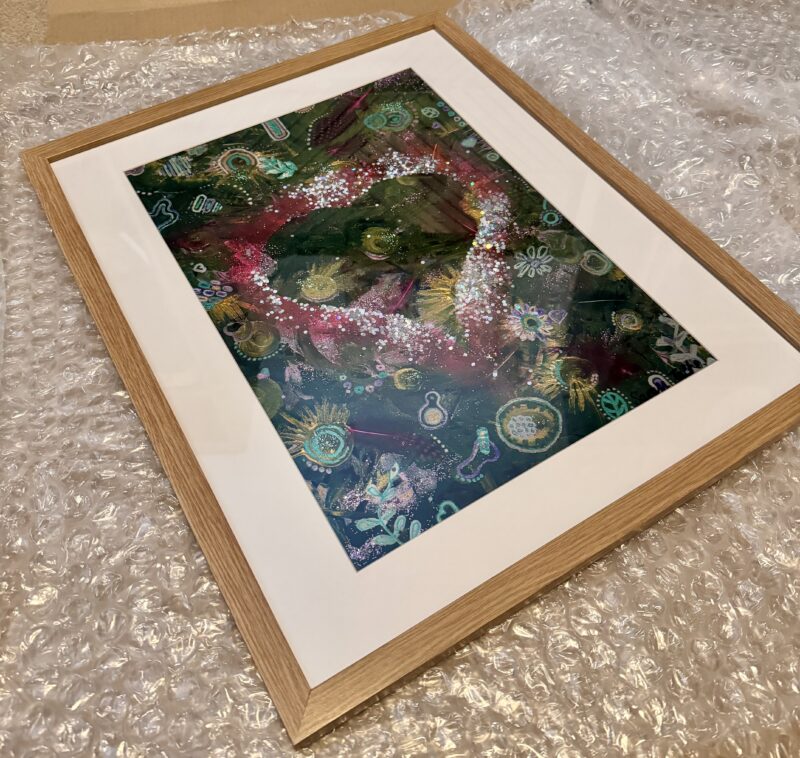 Experimental piece Original Mixed Media Artwork *SOLD* - evoke visual